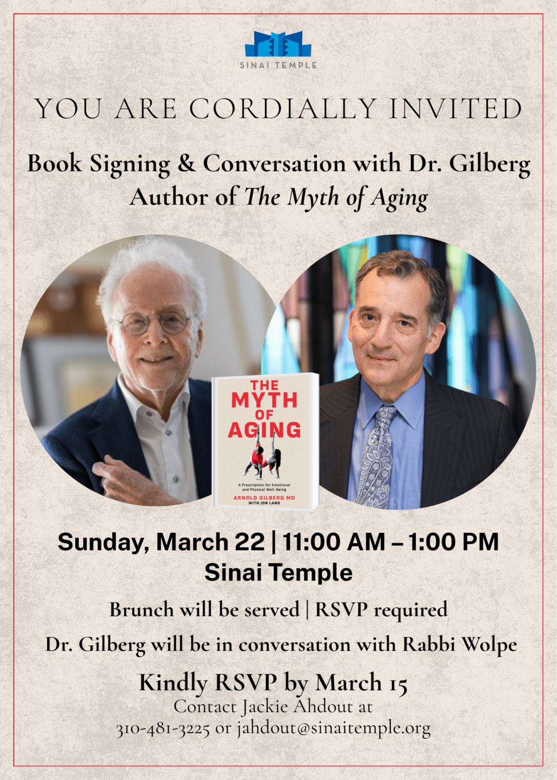 Book Signing and Conversation with Dr. Gilberg Author of The Myth of ...